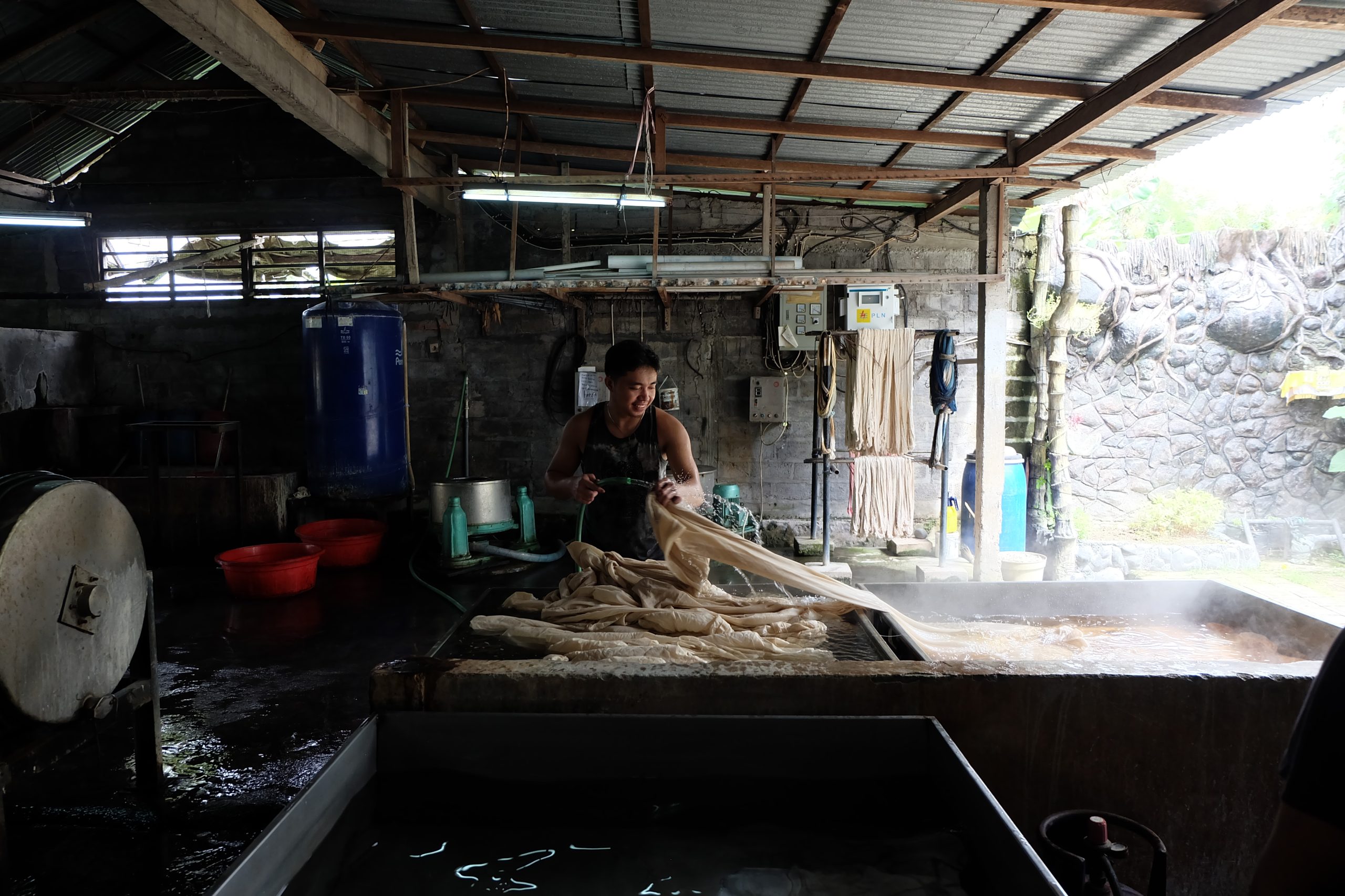 TANA X TARUM - Natural Dye Fabric Process | Studio Tana